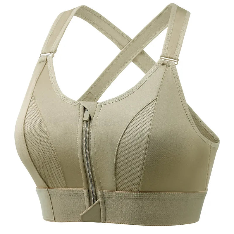 Cora Front Zipper Bra – CurvyCup