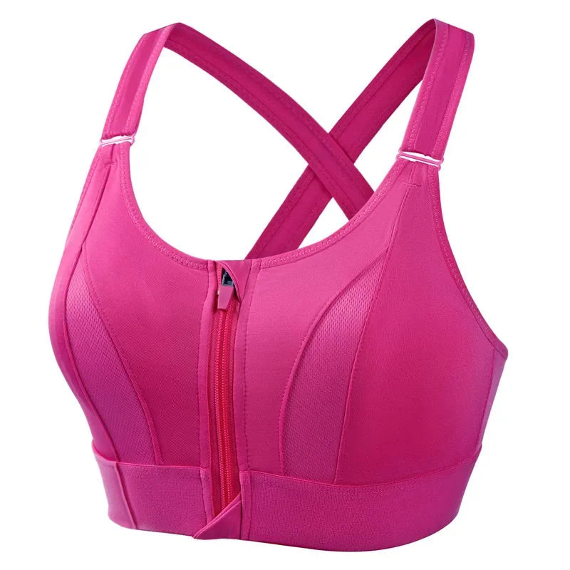 Cora Front Zipper Bra – CurvyCup